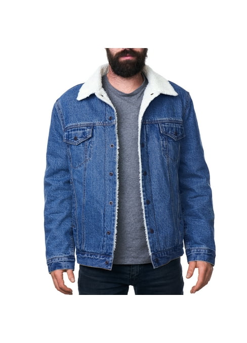 Wrangler 74260PW Blanket Lined Denim Jacket Denim 48 - Walmart.com