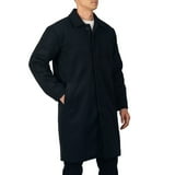 Alpine Swiss Mens Zach Knee Length Coat Trench Wool Blend Overcoat ...