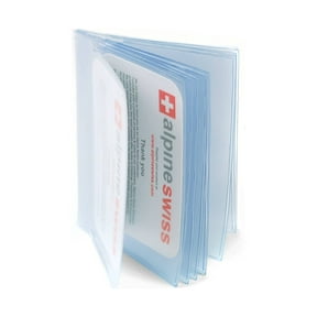 Alpine Swiss Men's Bifold Minimalist Trifold Genuine Leather Wallet ...