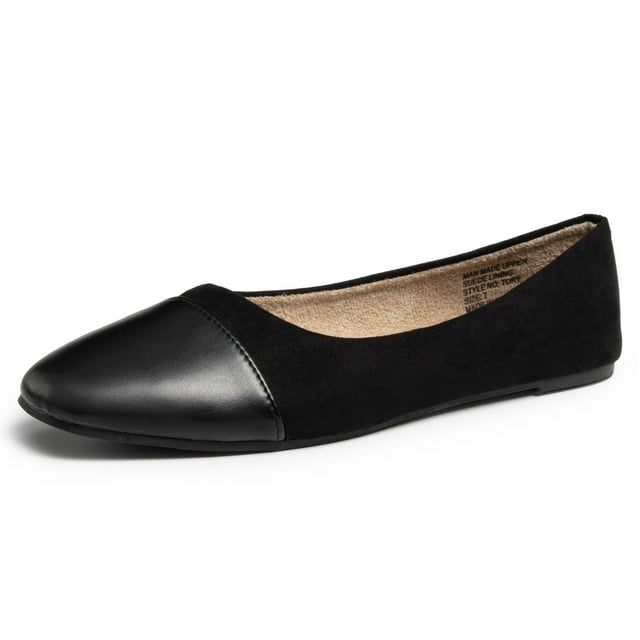 Alpine Swiss Tory Womens Square Toe Ballet Flats Cap Toe Slip On ...