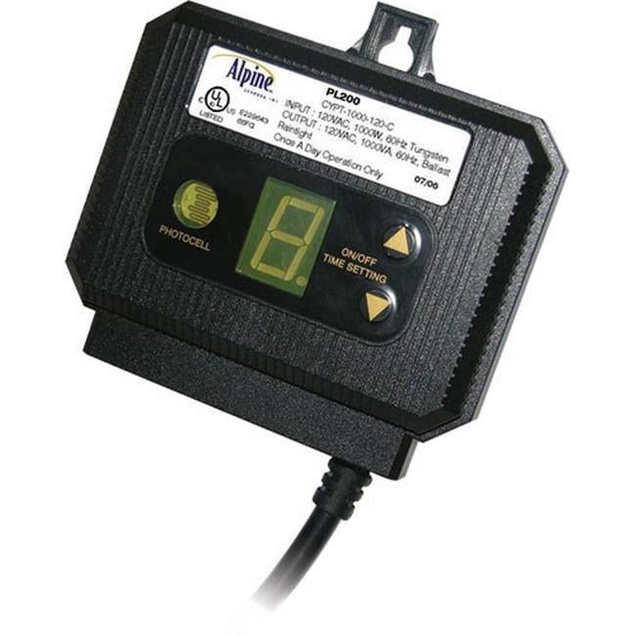 Alpine TUPL200 1000W Photocell & Timer Sensor Switch - Walmart.com