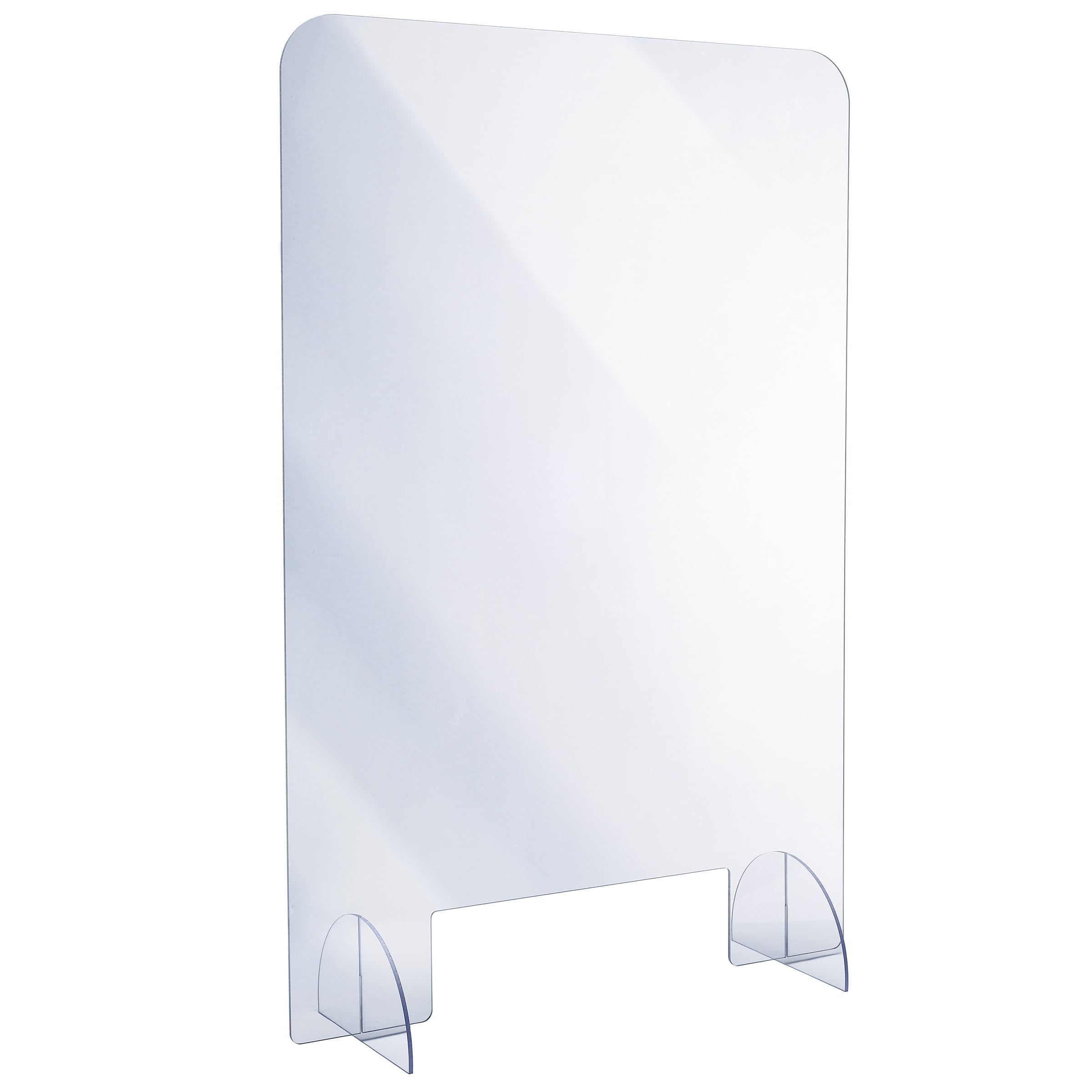 Alpine Table Top Sneeze Guard, Clear Acrylic Sheet, Protective Desk ...