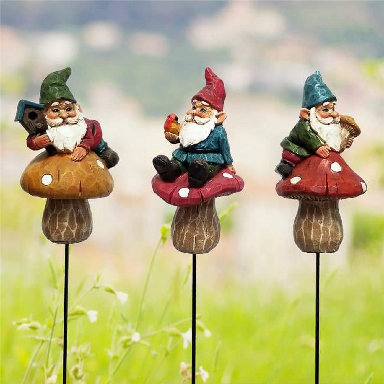 Alpine WQA1060ABB Outdoor Garden Stake, Polyresin, Assorted Color ...