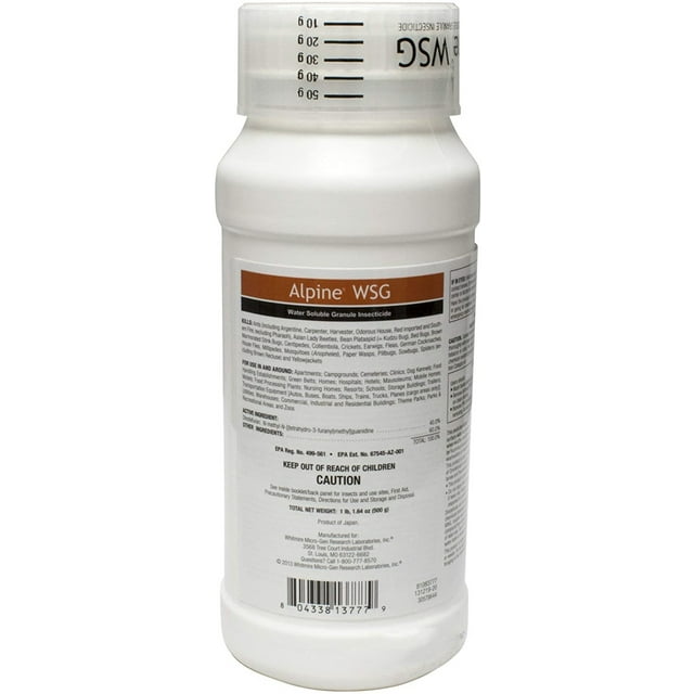 BASF Alpine WSG 500g Insecticide - Kills Ants, Cockroaches, and Other ...