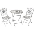 Alpine Xiamen Alpine Hummingbird 3-Piece Bistro Set - Pack of 4 ...