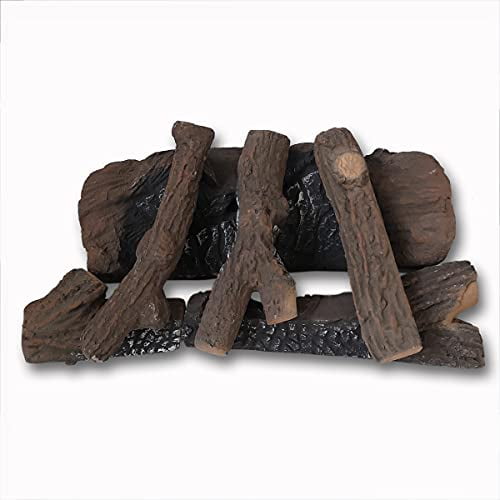 Proman Products Modern Durable Alpine Artificial Fire Logs - 6 Pieces ...