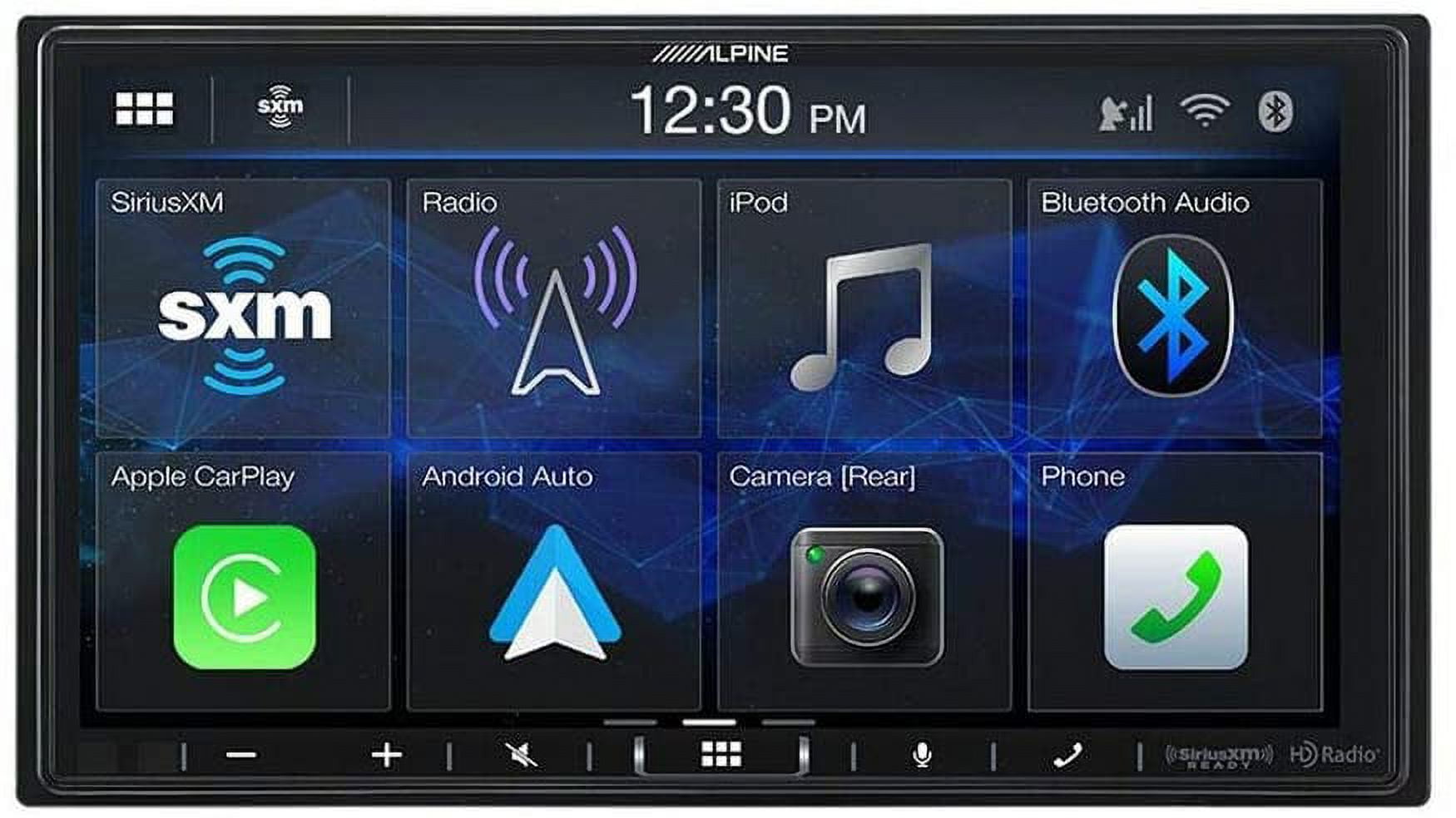 Alpine iLX-407 Shallow Chassis 7-Inch Multimedia Receiver with Apple ...