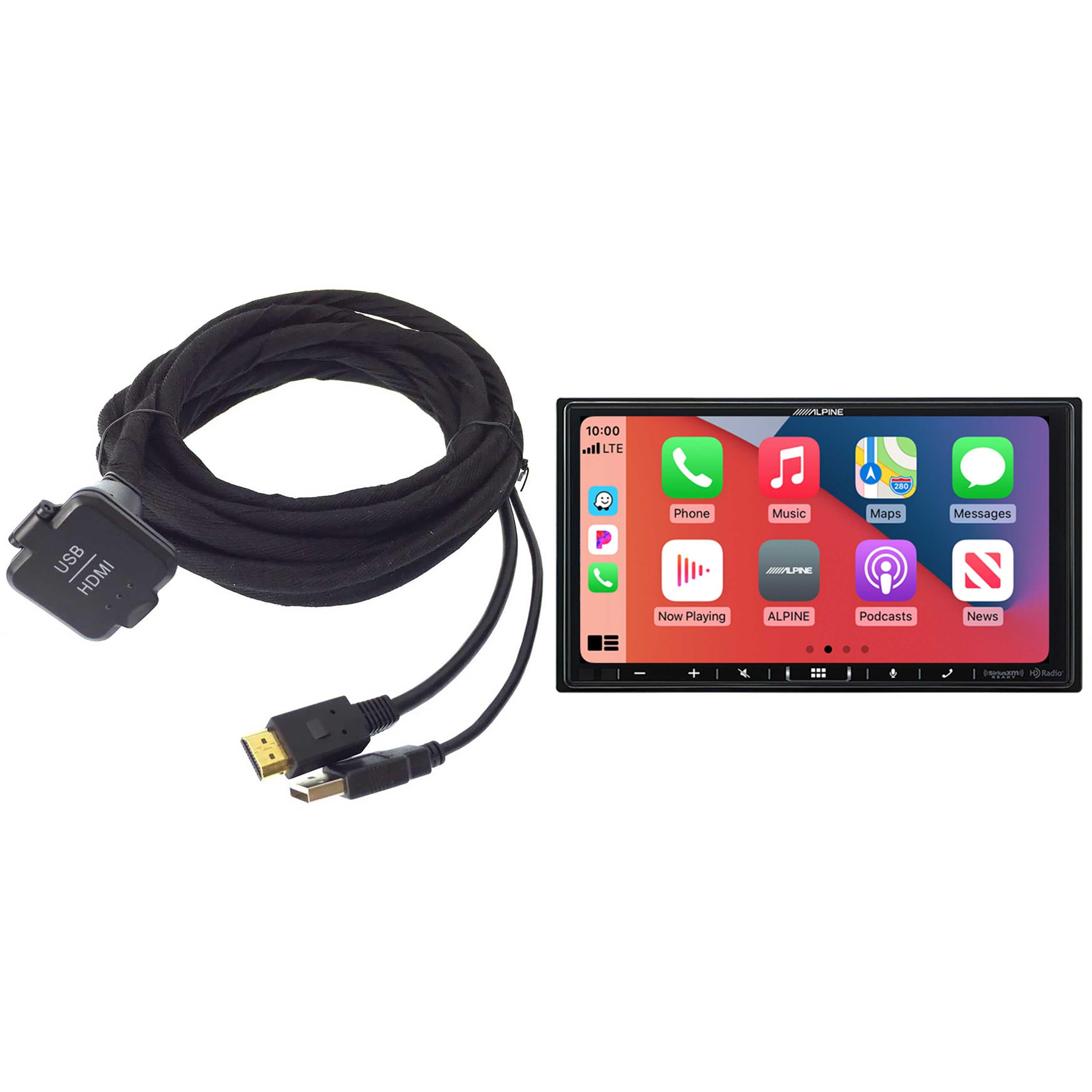 Alpine iLX-407, KCU-315UH USB / HDMI Extension Cable - Walmart.com