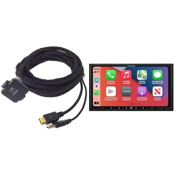 Alpine iLX-407, KCU-315UH USB / HDMI Extension Cable - Walmart.com