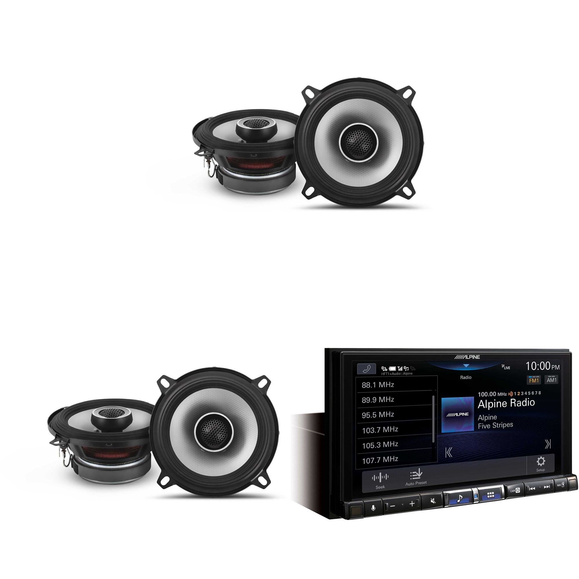 Alpine iLX-507 7" Multimedia Receiver Wireless Apple CarPlay & Wireless ...