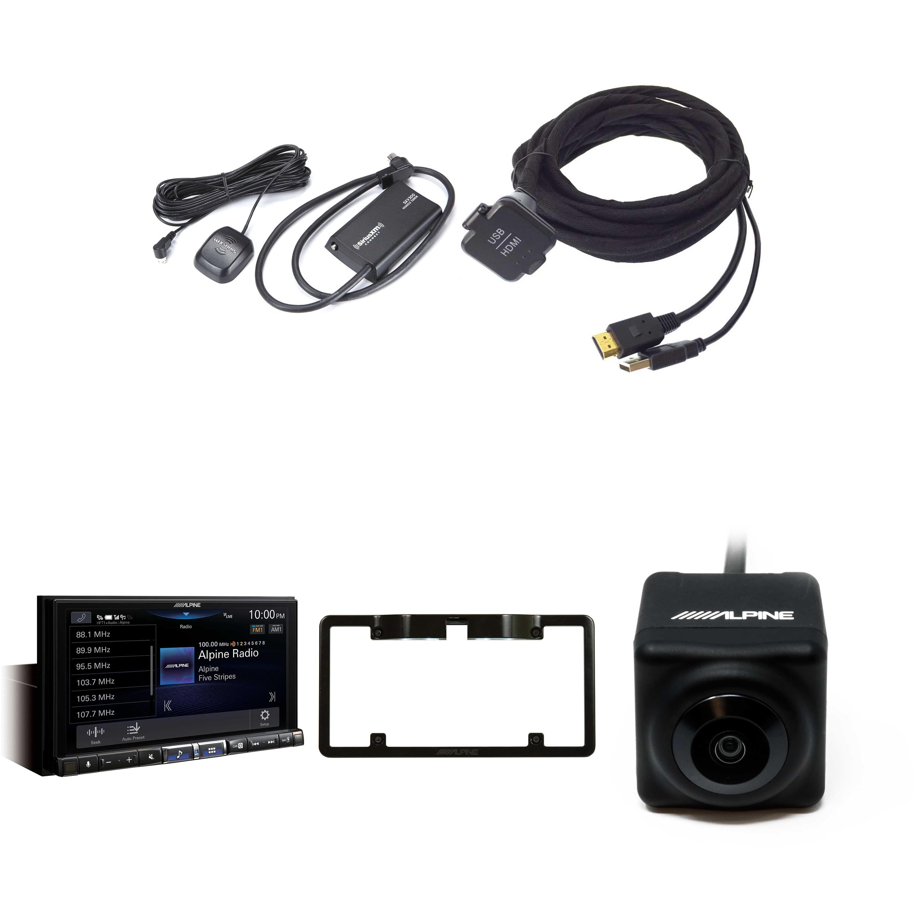Alpine iLX-507, KCU-315UH USB / HDMI Extension Cable w/ SXV300v1 ...