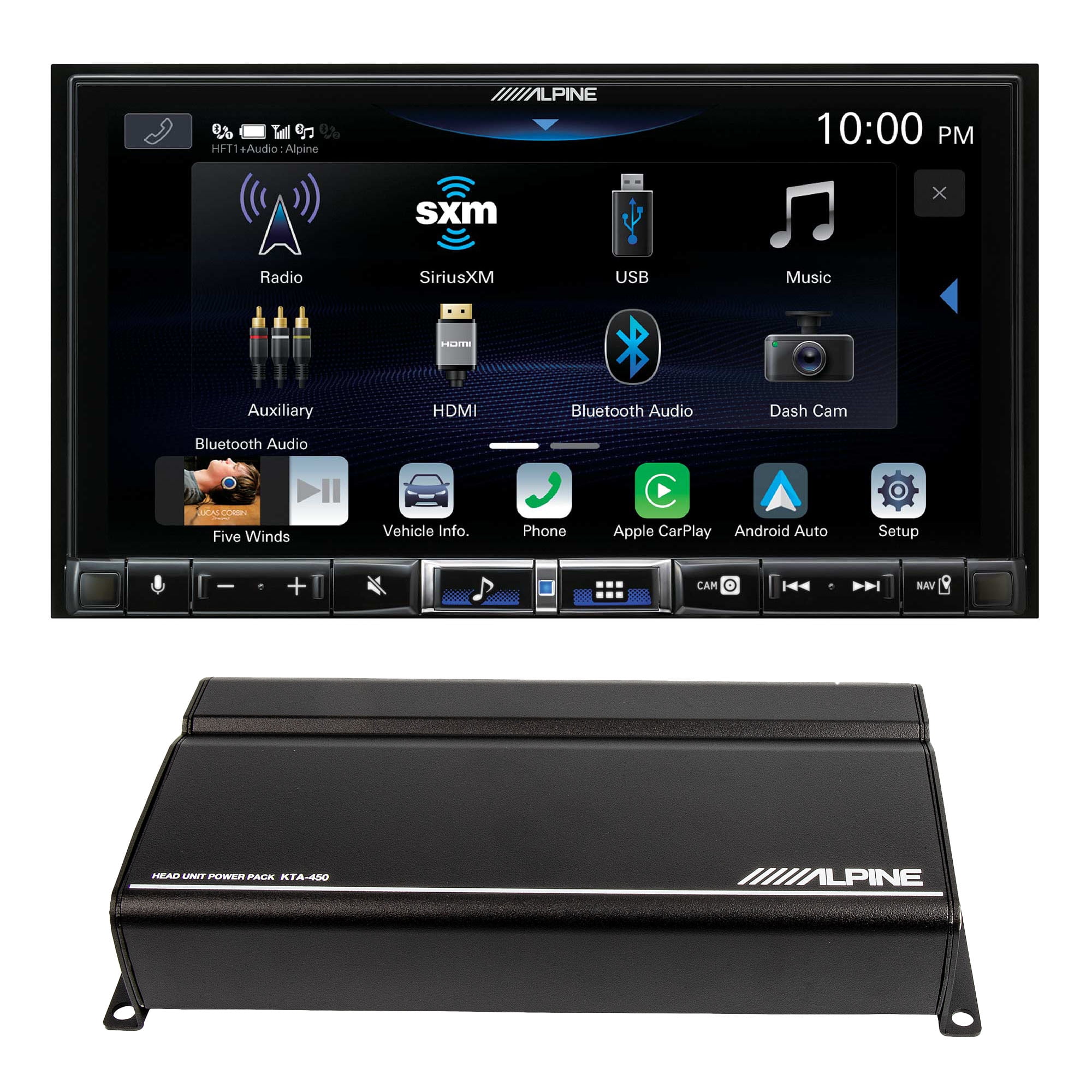 Alpine iLX-507 Shallow Chassis 7-Inch Multimedia Receiver compatible ...