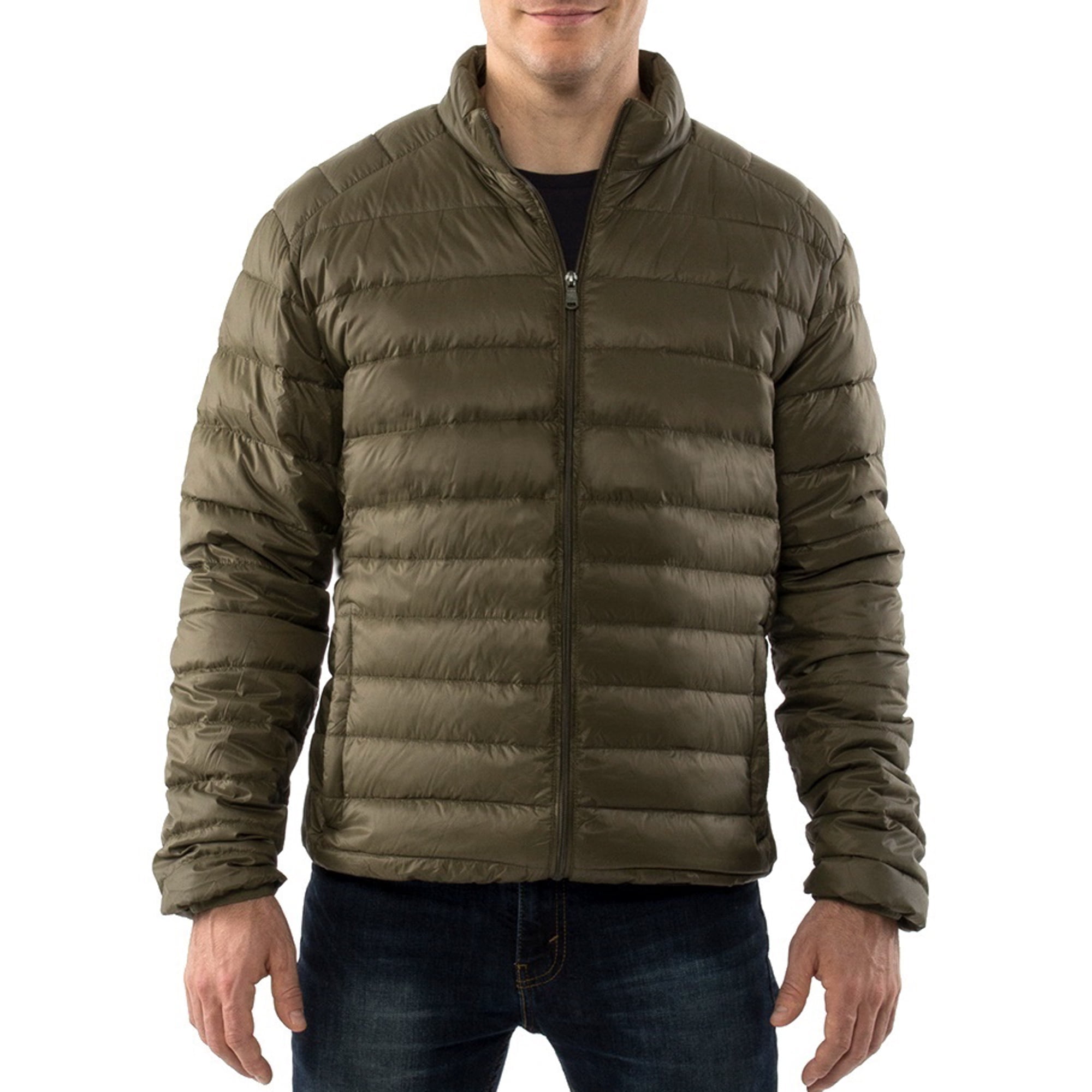 AlpineSwiss Niko Packable Light Mens Down Alternative Puffer Jacket ...