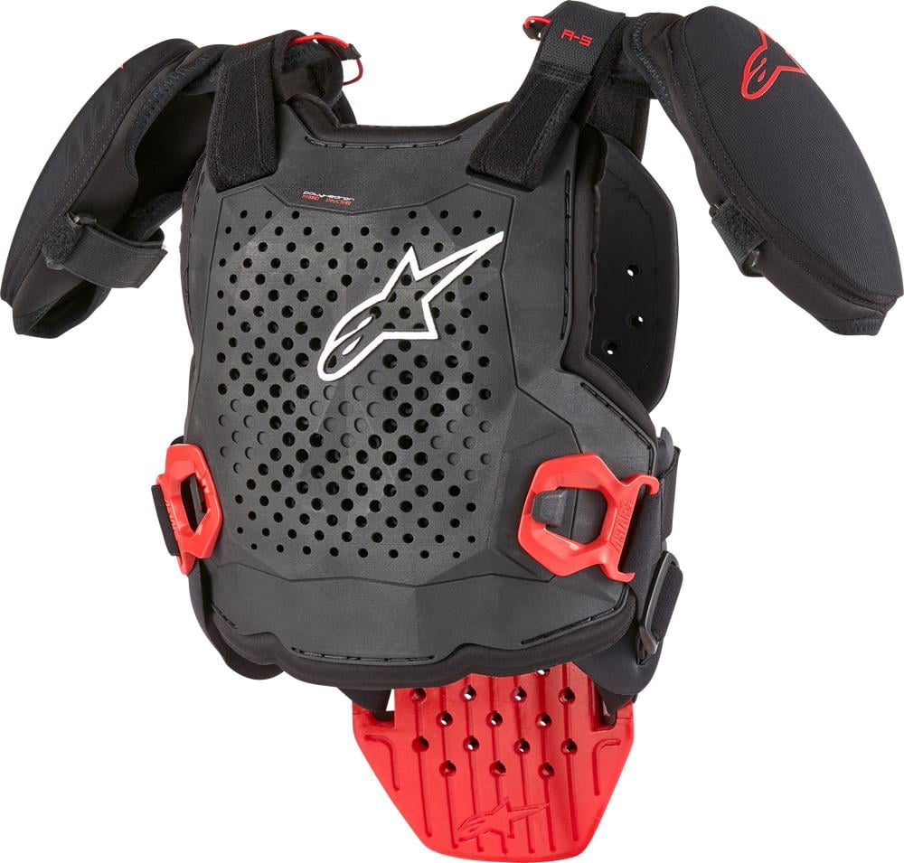 Alpinestars A-5 S V2 Youth Body Armor (Lg-XL, Black/White/Red ...