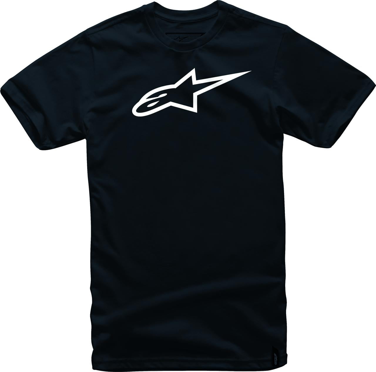 Alpinestars Ageless New Mens Short Sleeve T-Shirt Black/White XXL ...