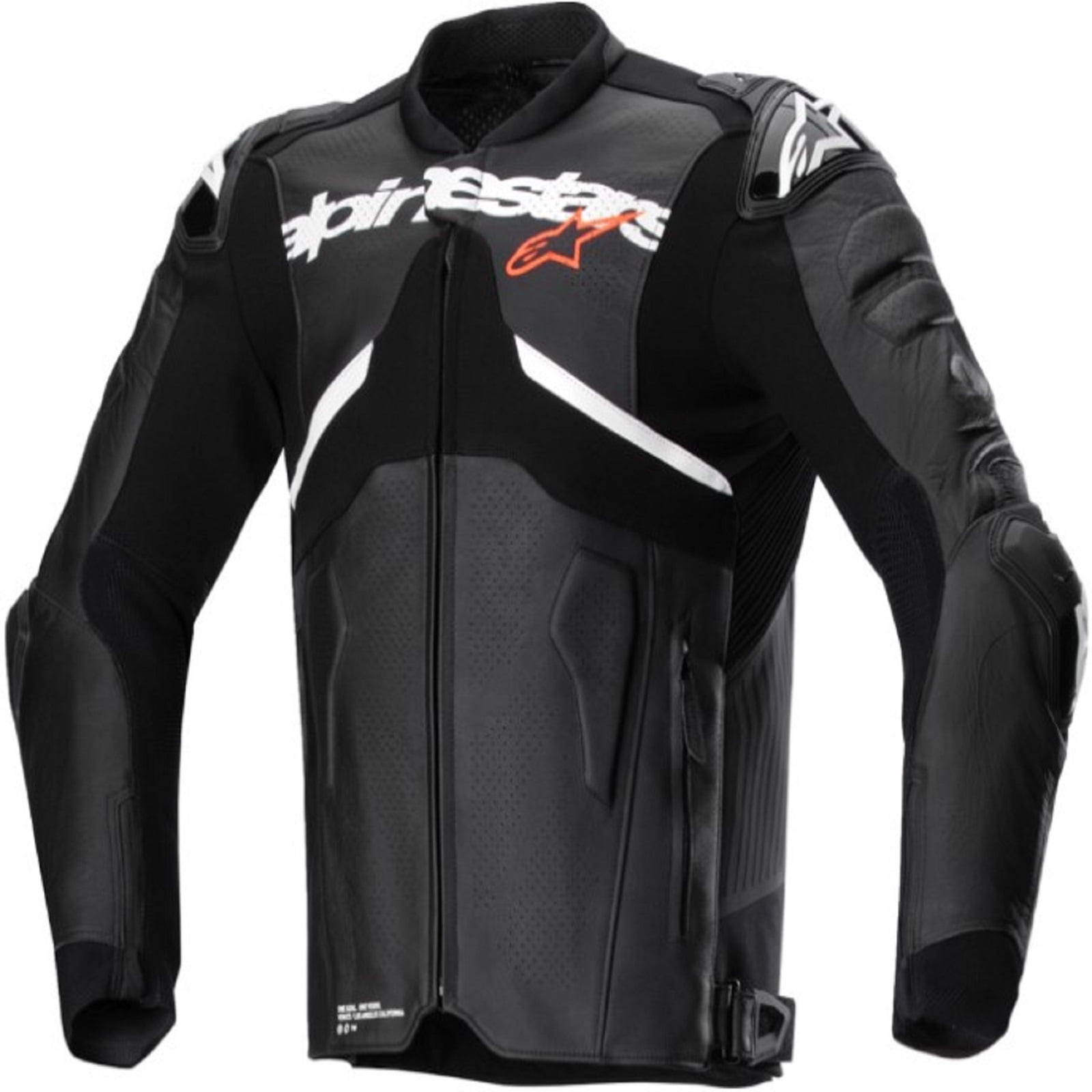 Alpinestars Atem v5 Leather Men's Off-Road Motorcycle Jackets - White ...