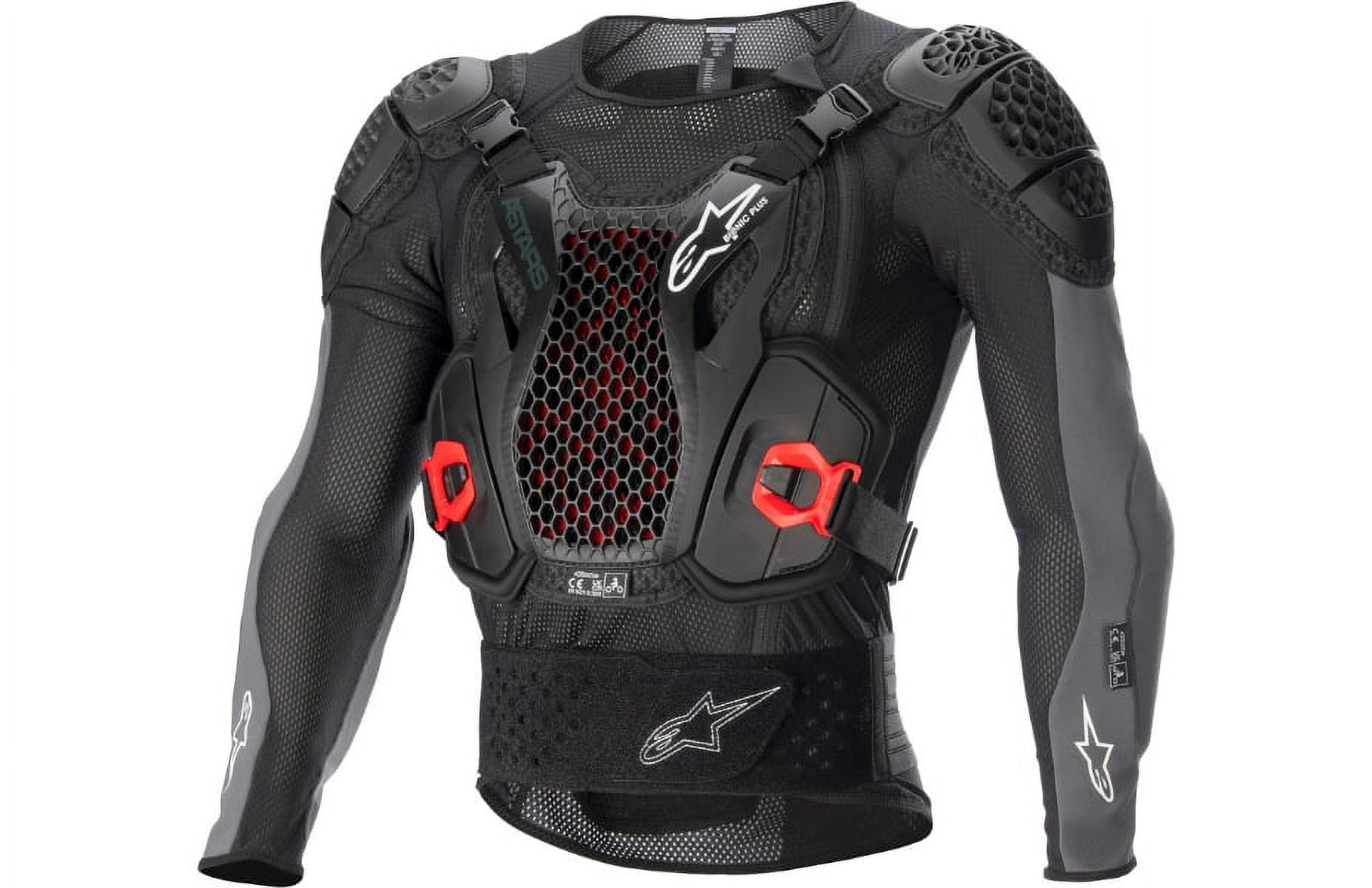 Alpinestars Bionic Plus V2 Protection Jacket (Large, Black/Red ...