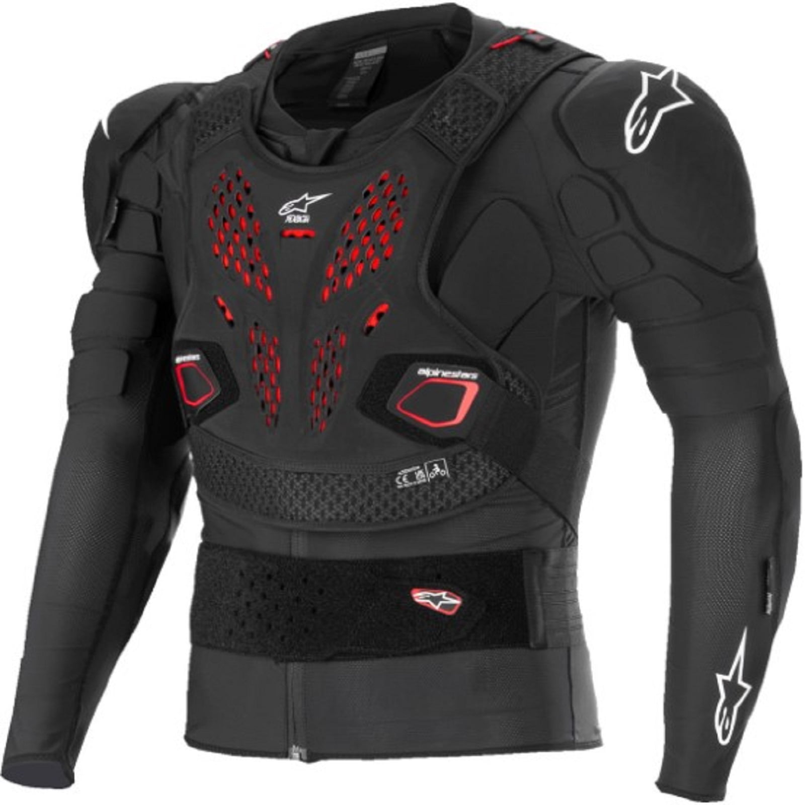 Alpinestars Bionic Pro V3 Plasma Protection Jacket (Small, Black/Red ...