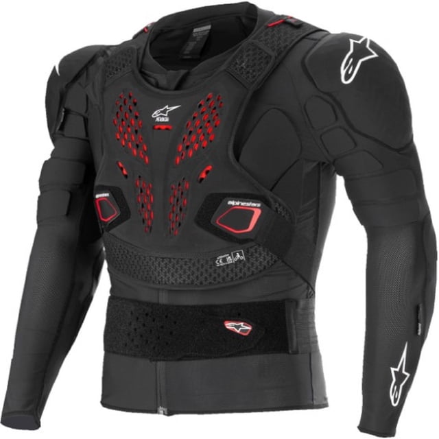 Alpinestars Bionic Pro V3 Plasma Protection Jacket (Small, Black/Red ...