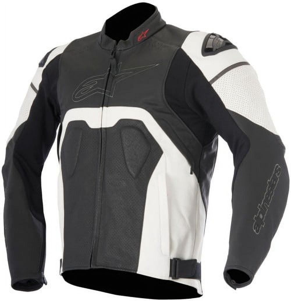 Alpinestars Core Airflow Leather Men's Street Motorcycle Jacket - Black ...