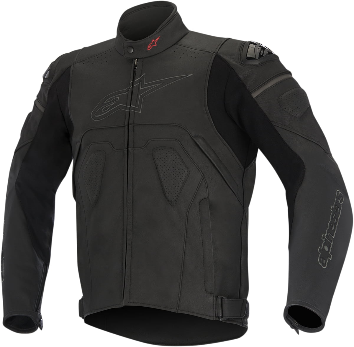 Alpinestars Core Leather Jacket Black 64 3101316-10-64 - Walmart.com