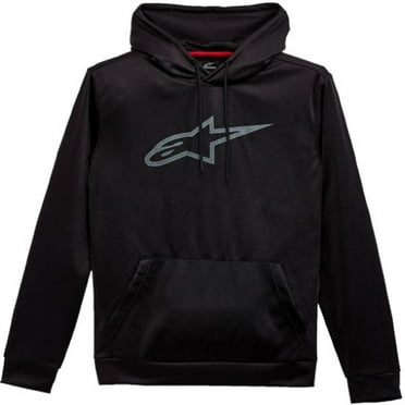 Alpinestars Strike Mens Zip Up Hoody Black/White MD - Walmart.com