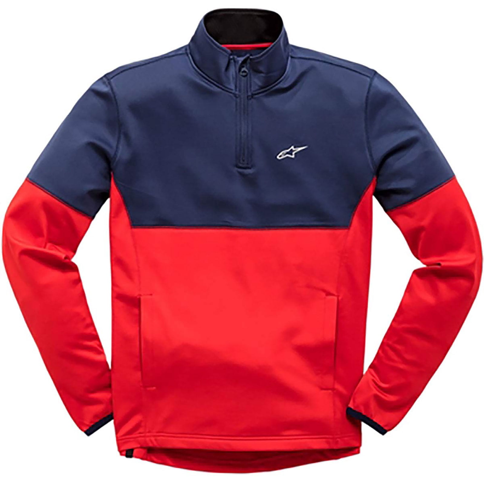 Alpinestars Mission Midlayer Mens 1/4 Zip Jacket-Navy/Red-2X-Large ...