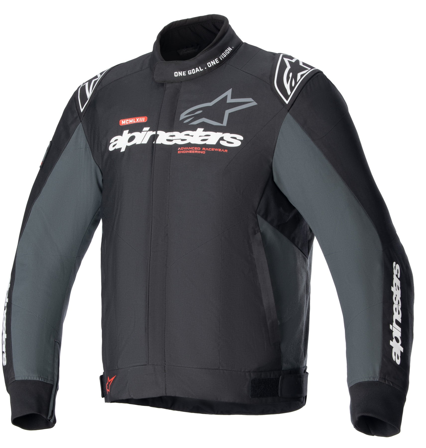 Alpinestars Monza Sport Mens Textile Motorcycle Jacket Black/Gray XXL ...