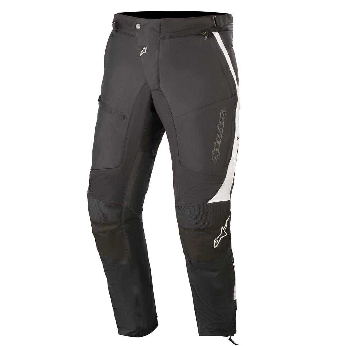 Alpinestars Raider Drystar V2 Mens Textile Motorcycle Pants Black/White ...