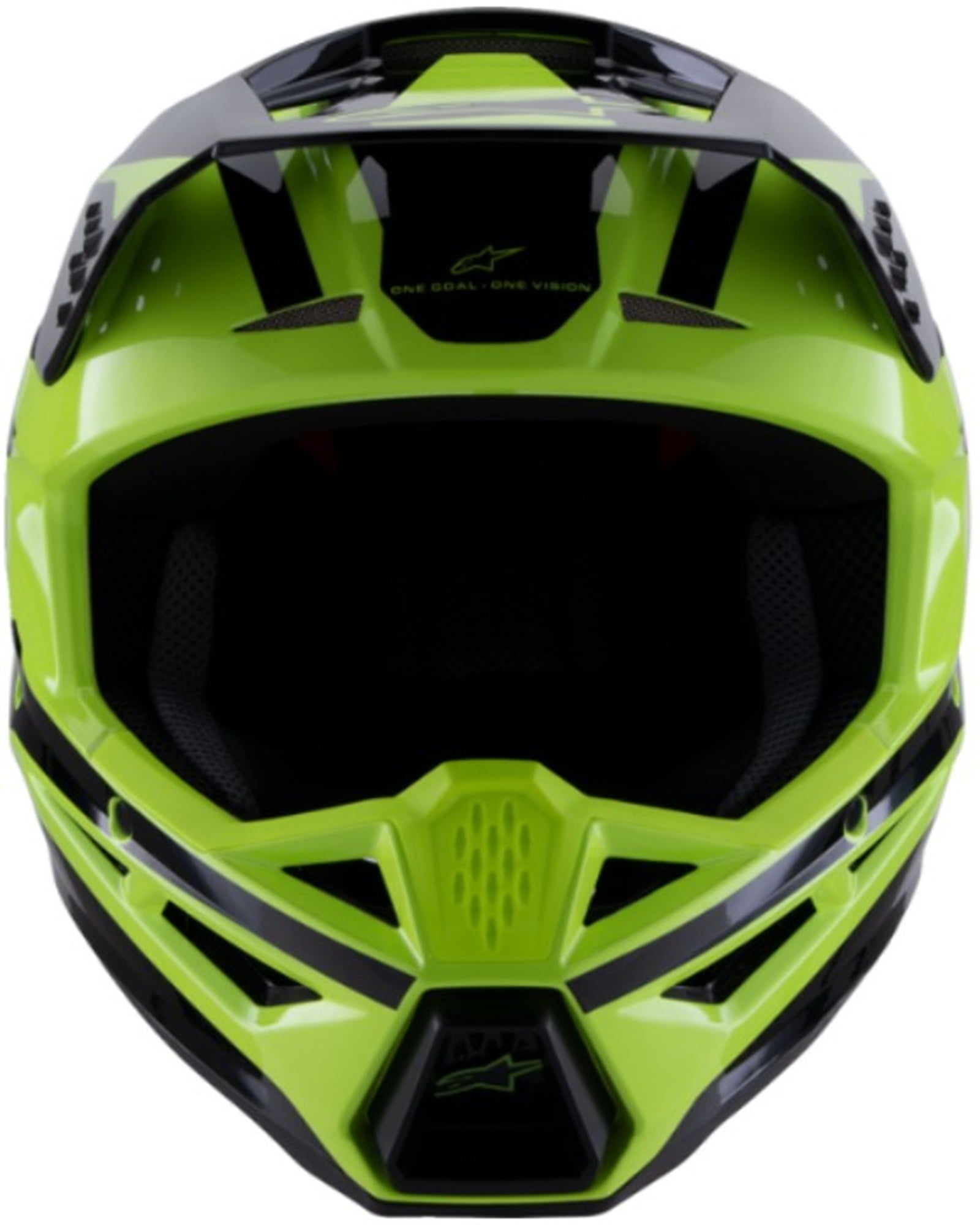 Alpinestars SM3 Heat Men's Off-Road Motorcycle Helmet - Black/Yellow ...