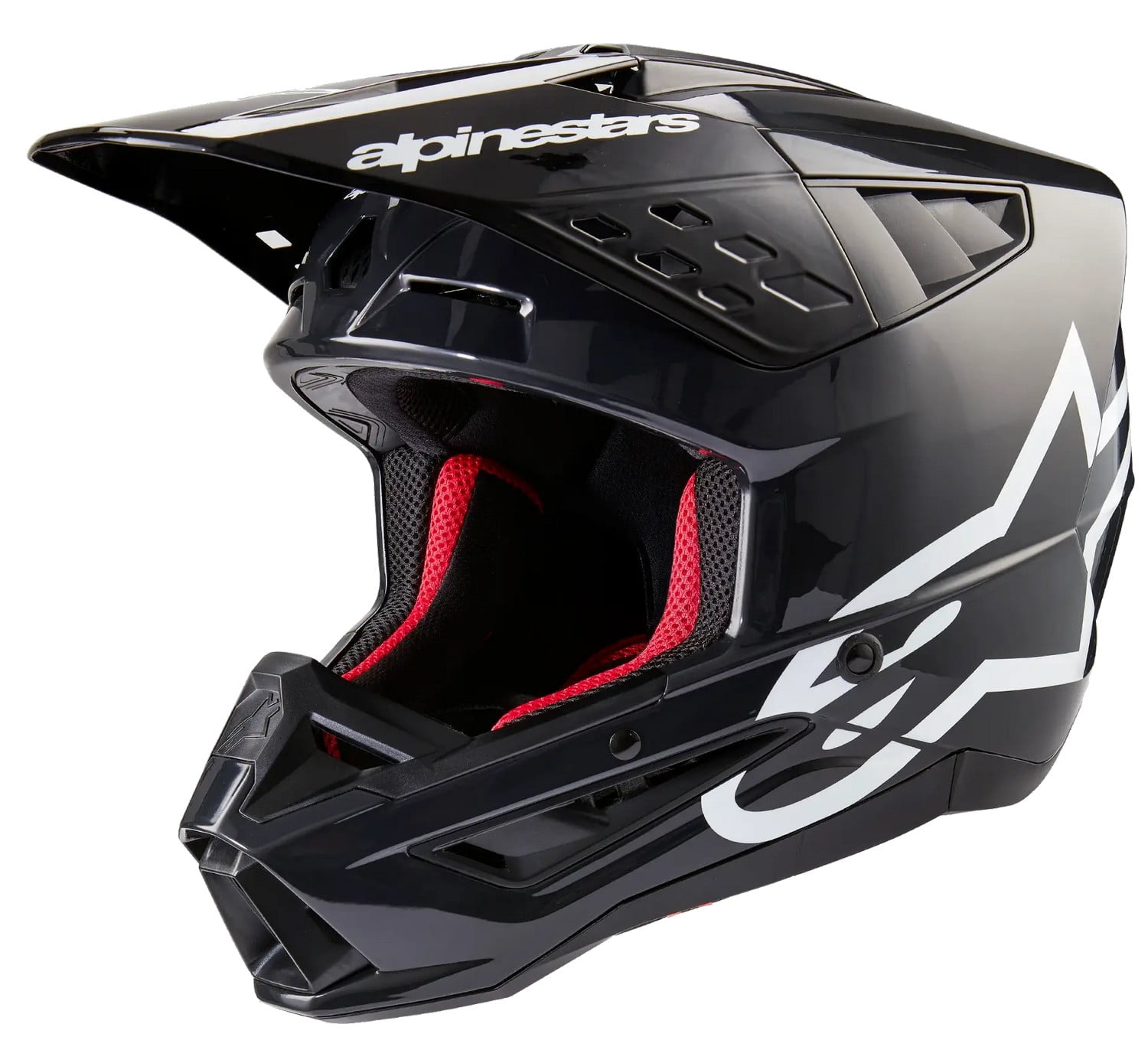 Alpinestars SM5 Corp MX Offroad Helmet Dark Gray Glossy XS - Walmart.com