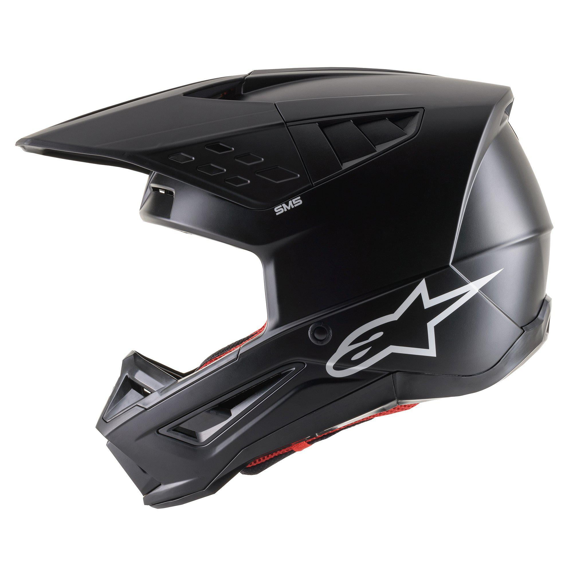 Alpinestars SM5 Solid 20 MX Offroad Helmet Matte Black MD - Walmart.com
