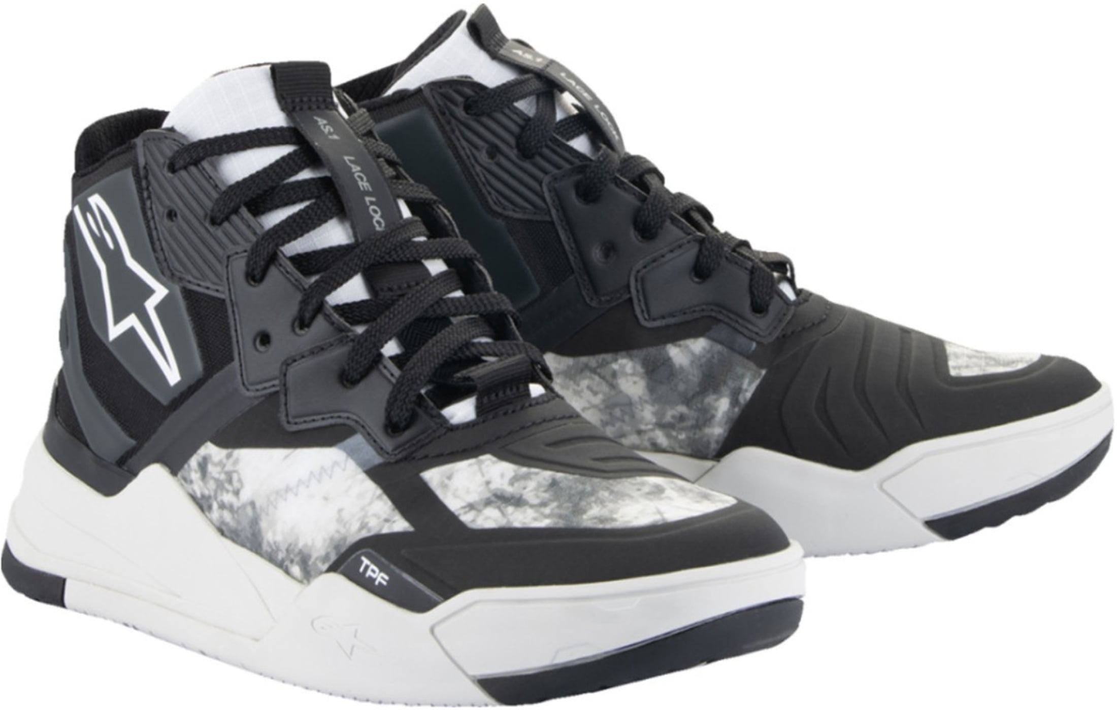 Alpinestars Speedflight Mens Motorcycle Shoes Black/Gray/White 10 USA ...