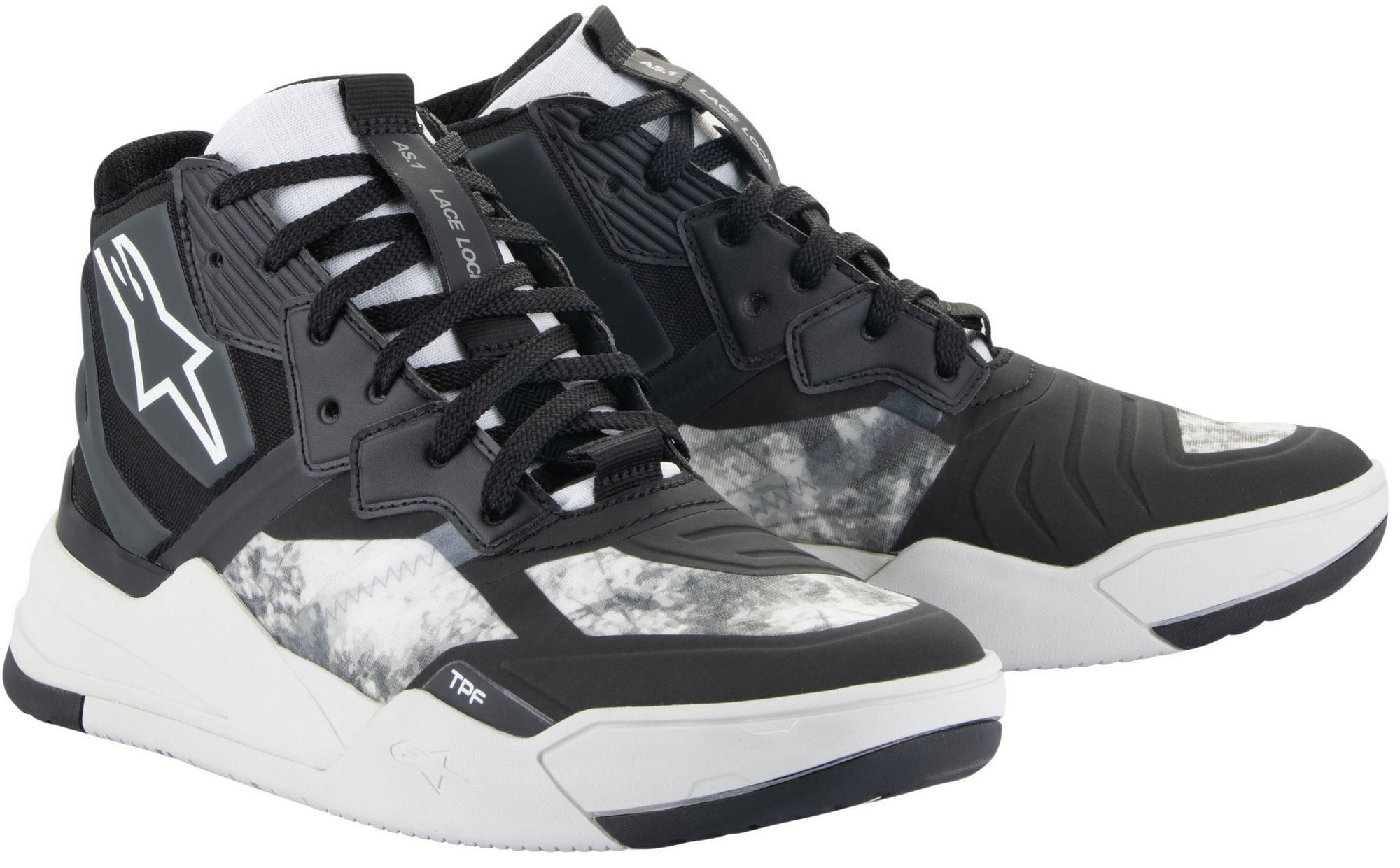 Alpinestars Speedflight Mens Motorcycle Shoes Black/Gray/White 13.5 USA ...