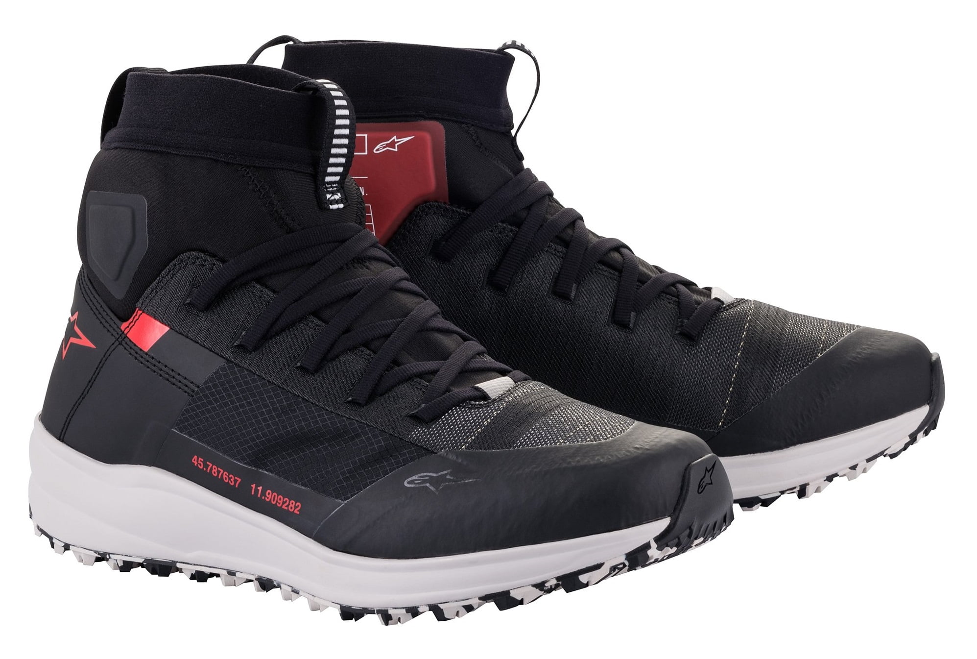 Alpinestars Speedforce Mens Motorcycle Riding Shoes Black/White/Red 13. ...