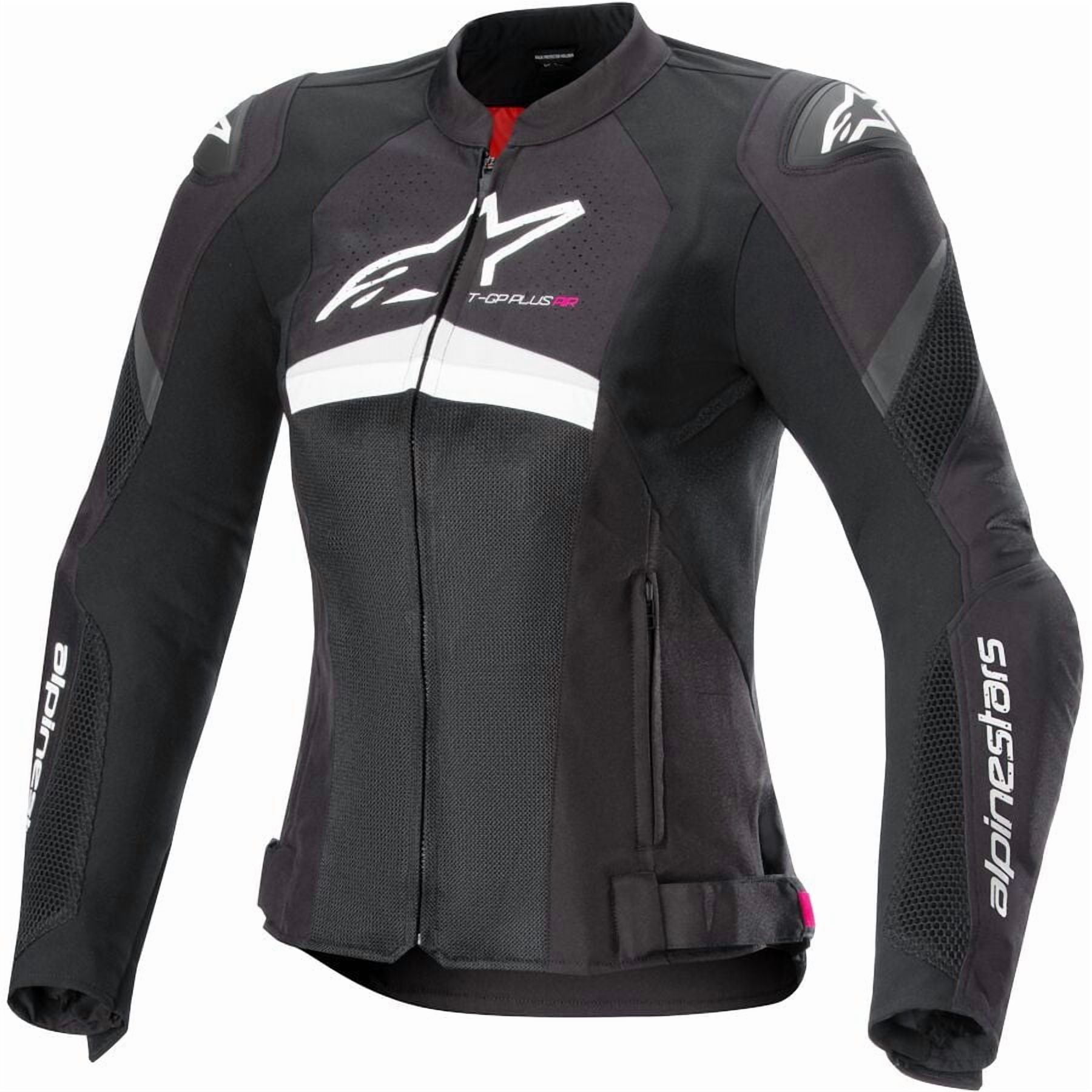 Alpinestars Stella T-GP Plus R V4 Airflow Motorcycle Jacket Black/White ...