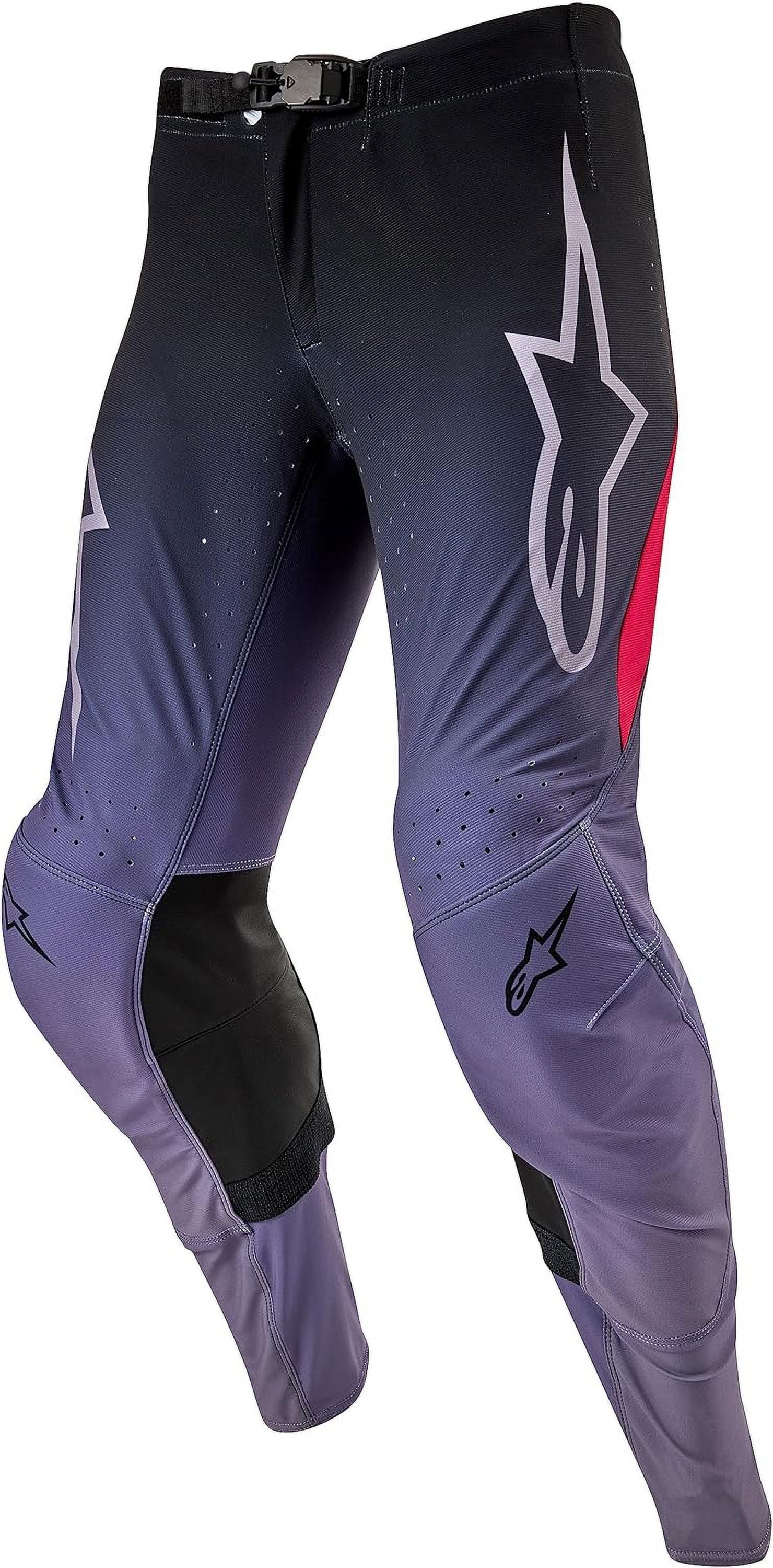 Alpinestars Supertech Dade Pants Iron/Red Berry (34, Gray Iron/Red ...
