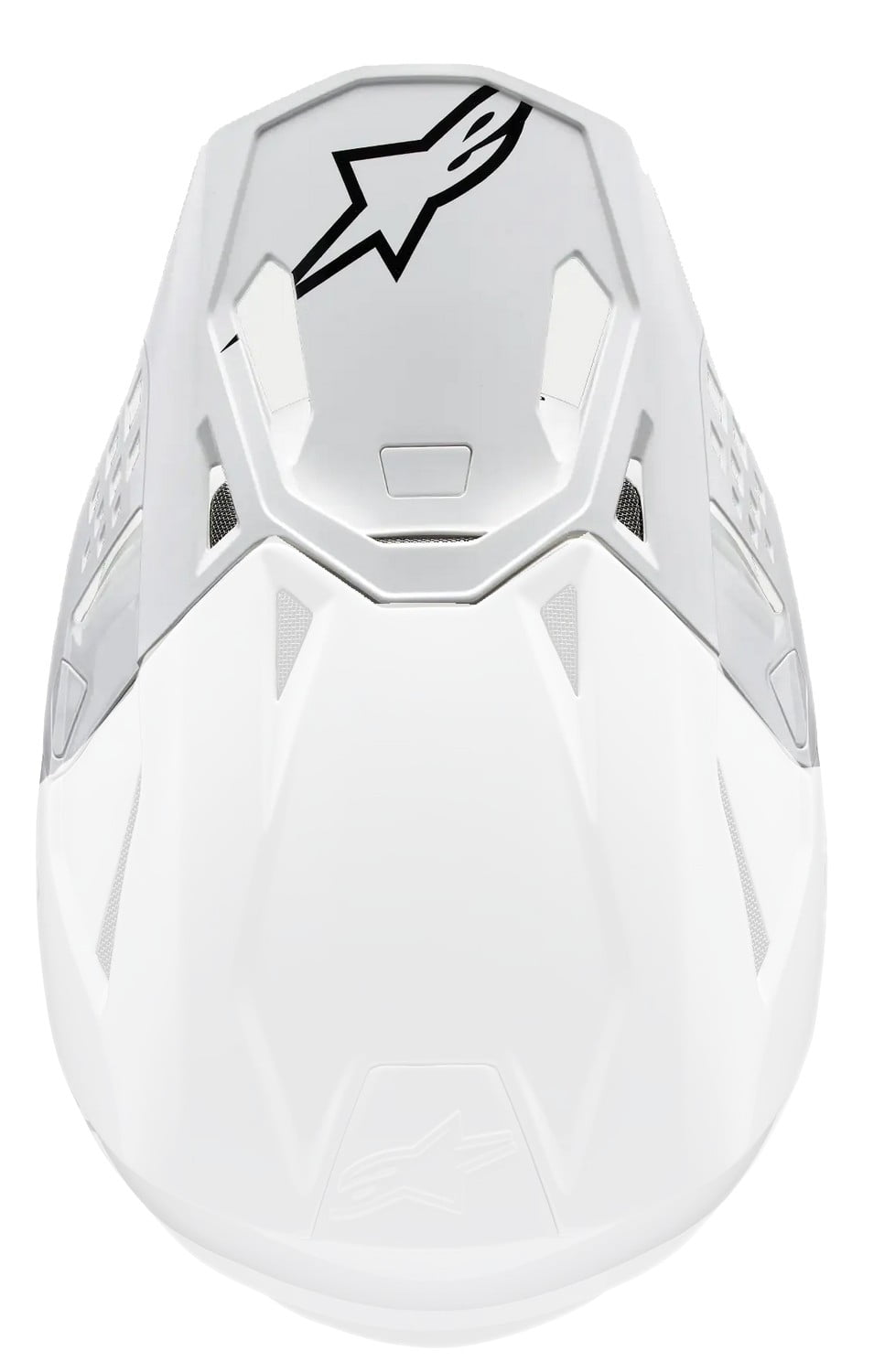 Alpinestars Supertech M10 Solid Helmet Visor/Peak White Glossy ...