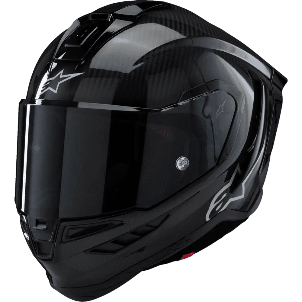 Alpinestars Supertech R10 Solid Street Motorcycle Helmet - Carbon Black ...