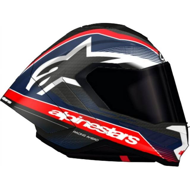 Alpinestars Supertech R10 Team Street Motorcycle Helmet - Matte Black ...