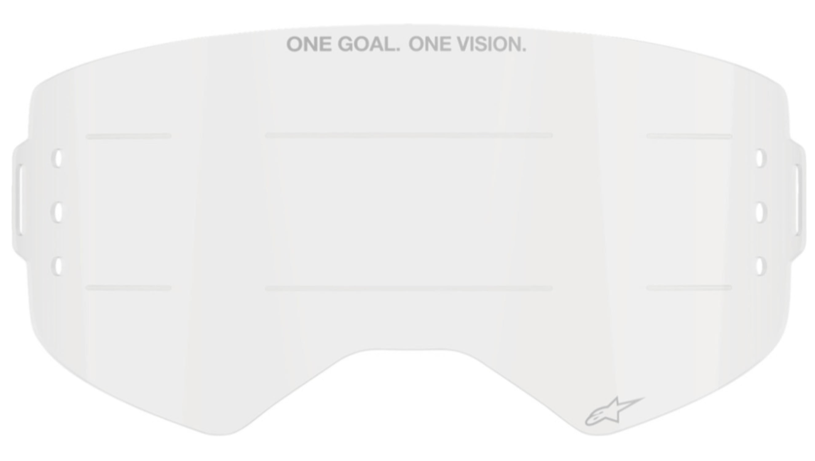 Alpinestars Supertech Wide Vision Roll-Off Goggle Lens - Walmart.com