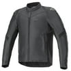 Alpinestars Faster V2 Mens Motorcycle Leather Jacket Black/White 52 EUR ...