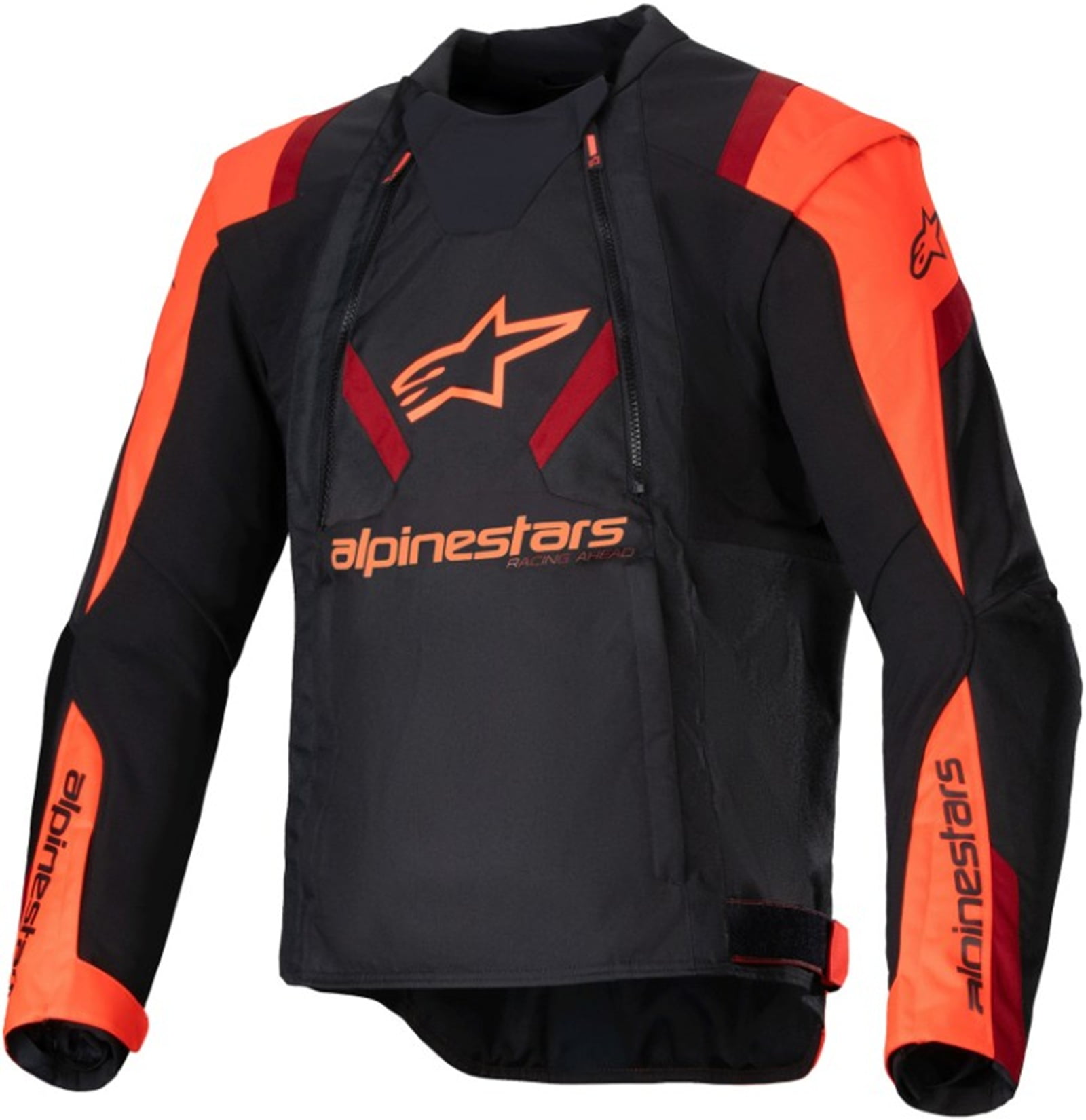Alpinestars T-Stunt Air Men's Street Motorcycle Jackets - Black/Red ...
