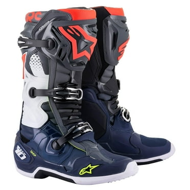 Alpinestars Tech 10 Daytona Coast LE MX Offroad Boots White/Blue/Pink ...