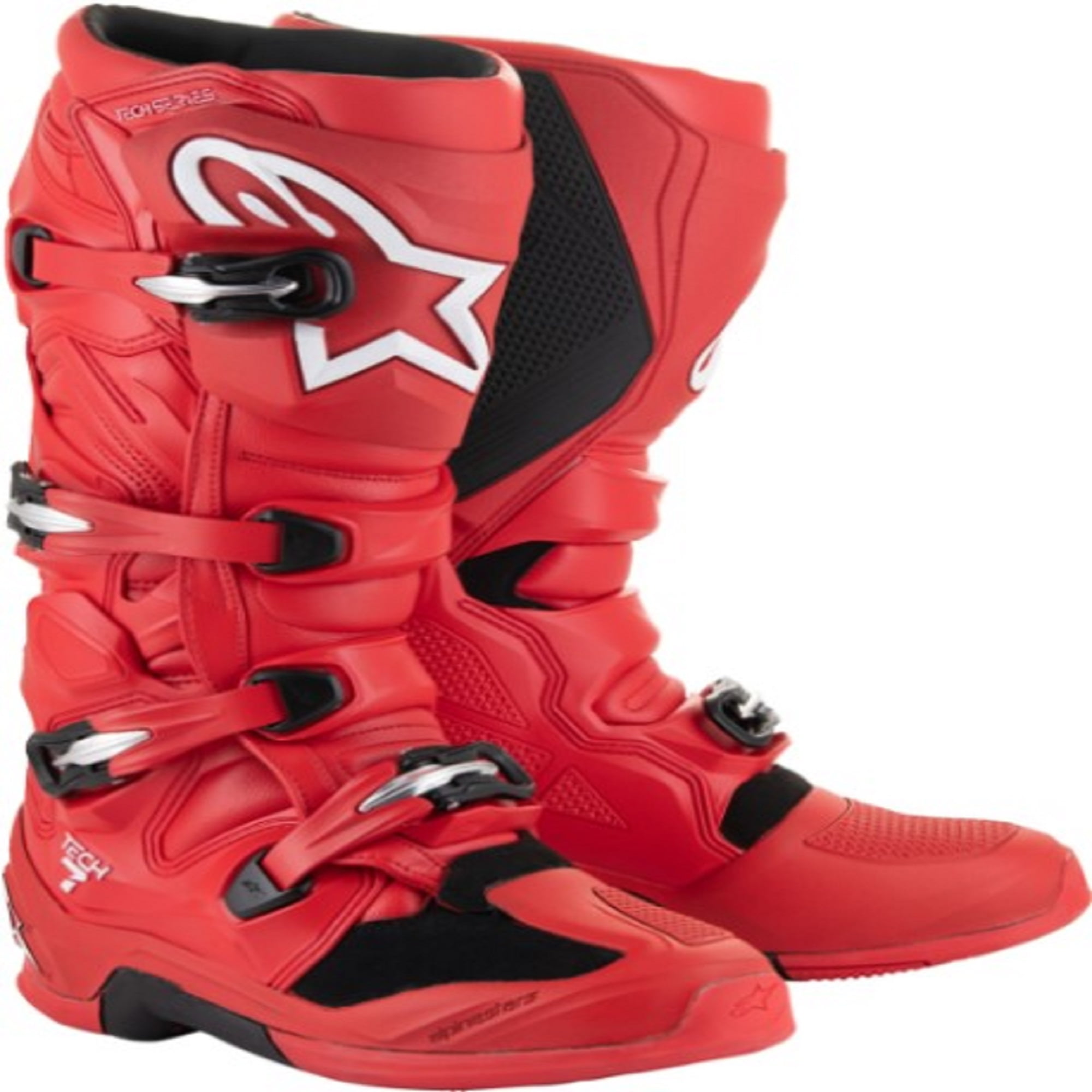 Alpinestars Tech 7 Adult Off-Road Motorcycle Boots - Red / 12 - Walmart.com