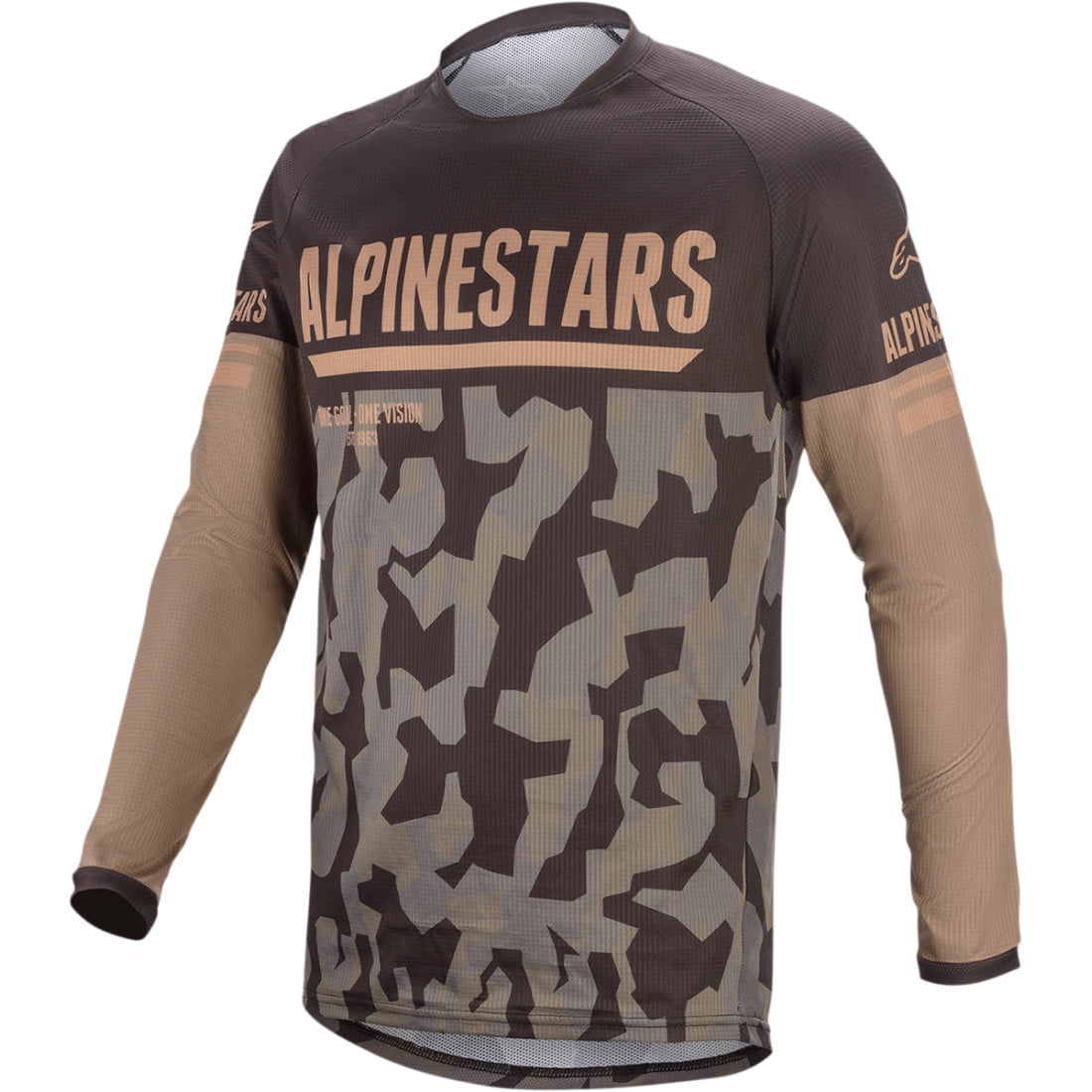 Alpinestars Venture R Jersey Mud Camo/Sand (Medium, Brown Mud Camo/Sand ...