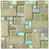 Alps Glass Mosaic Tile - Berna - Walmart.com