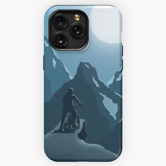 Alps Mountain Bike Design Adventure Explorer iPhone Case 17 16 15 14 13 ...