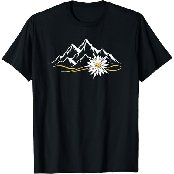 Alps Mountains Edelweiss Switzerland Edelweiß Alpine flower T-Shirt, F856 Sweatshirt All Size S ...