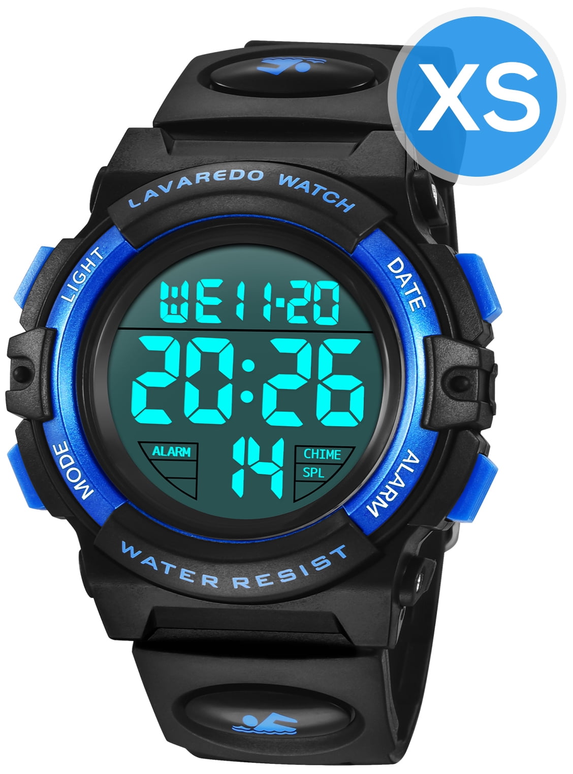 Digital Sports Watch for Age 4-15 Waterproof Watches with Alarm ...